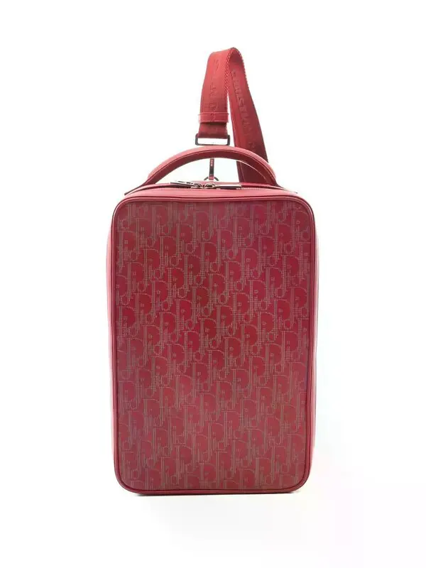 Dior Logo-pattern Shoulder Bag - Red