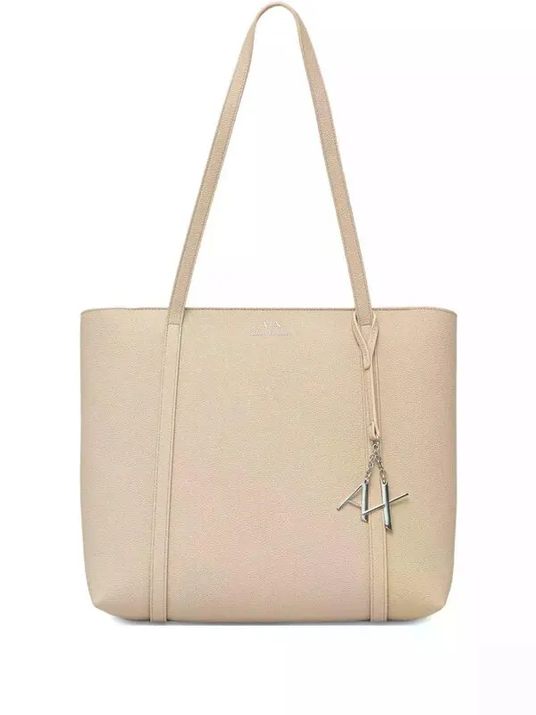 Armani Exchange Logo-charm Tote Bag