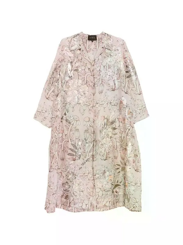 Biyan Floral-print Coat