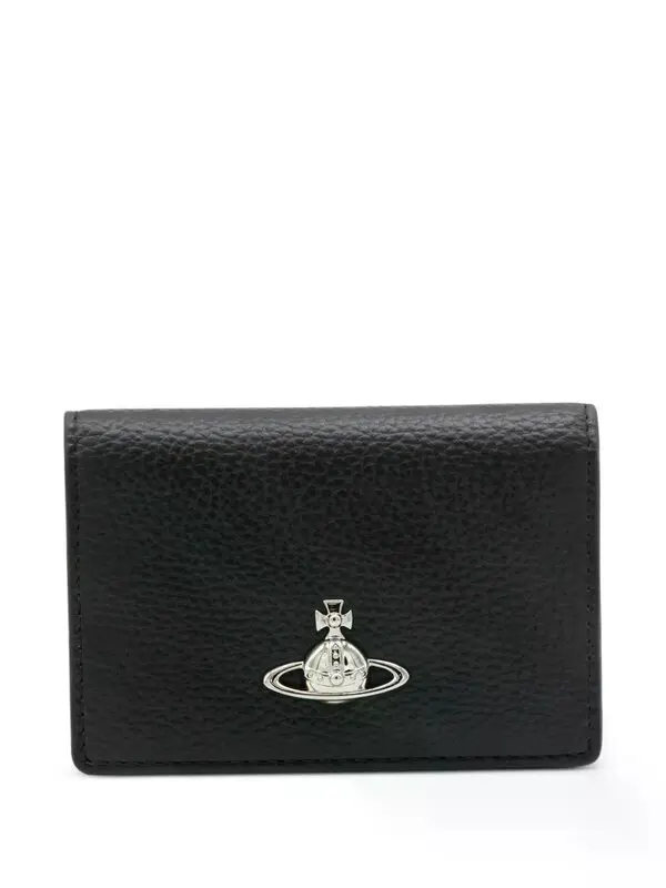 VIVIENNE WESTWOOD Orb-plaque Wallet - Black