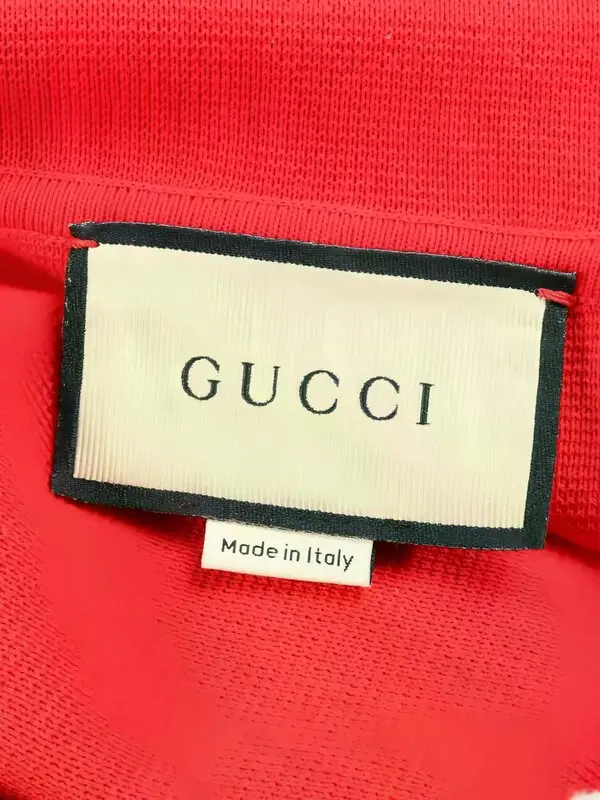 Gucci Knitted Short-sleeve Polo Dress