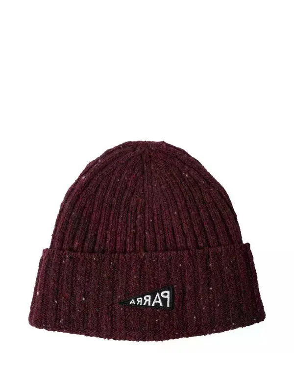 PARRA Knitted Beanie - Red