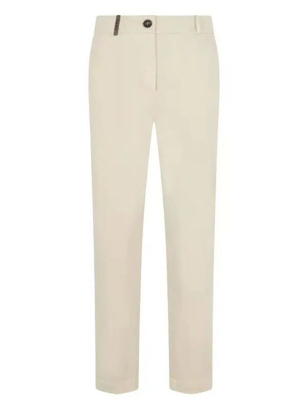 Peserico Button Zip Trousers