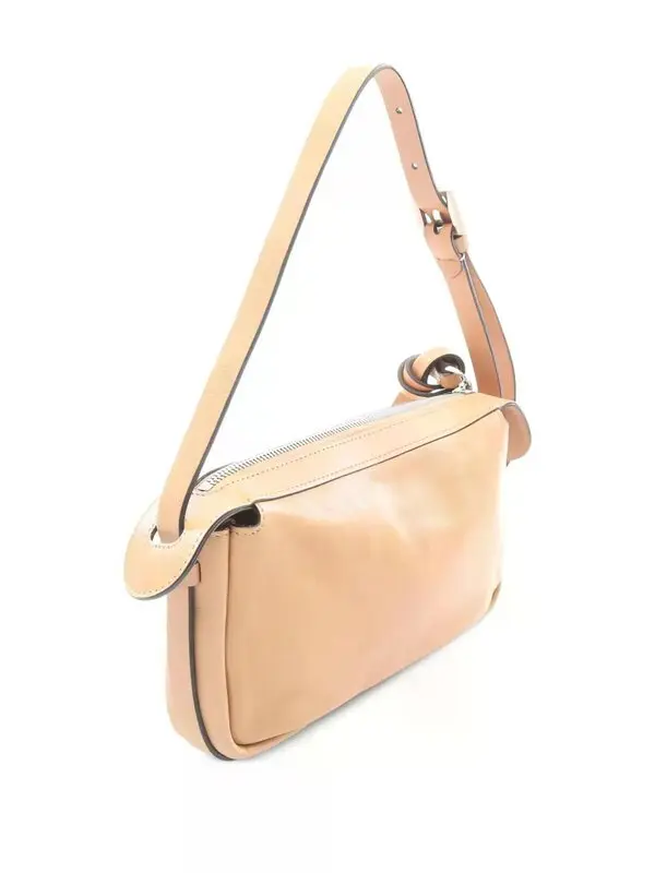 Fendi Leather Shoulder Bag - Neutrals