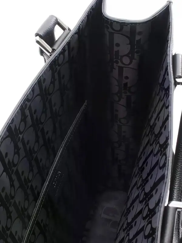 Dior Safari North-south Leather Tote Bag - Black