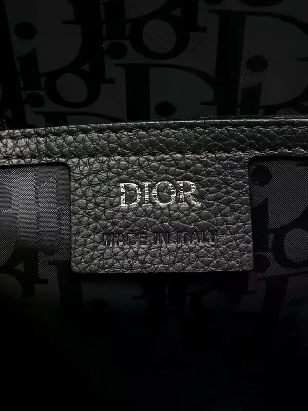 Dior Safari North-south Leather Tote Bag - Black