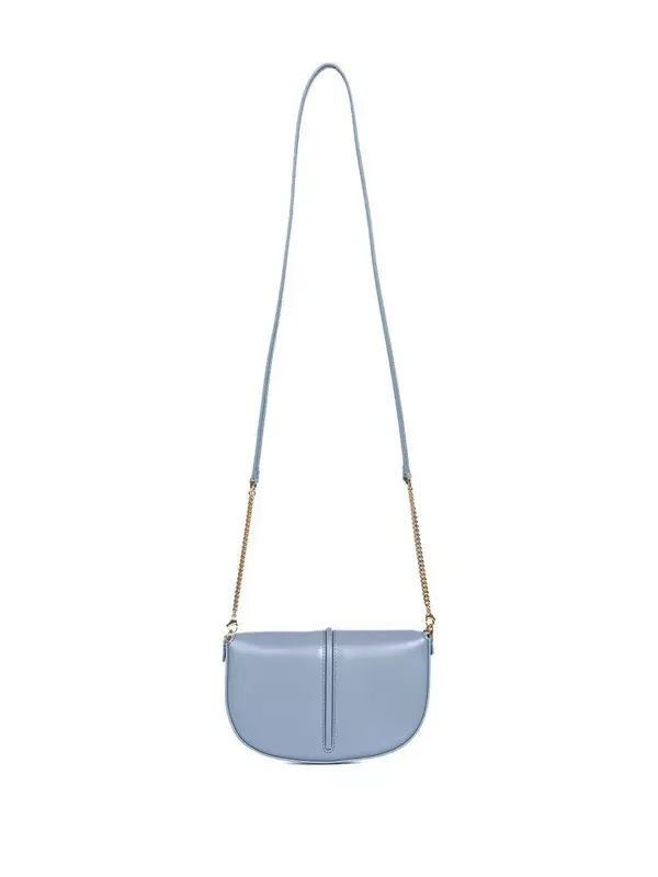 Fendi Lettering Chain Cross Body Bag - Blue
