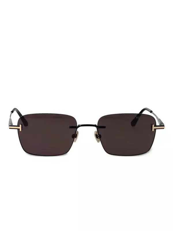 TOM FORD Jake Rectangle Sunglasses - Black