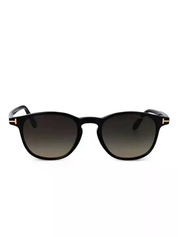 TOM FORD Holt Round-frame Sunglasses - Black