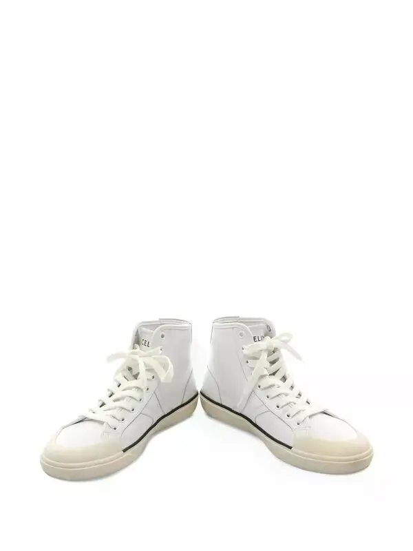 Celine 2010s Triomphe Leather Sneakers