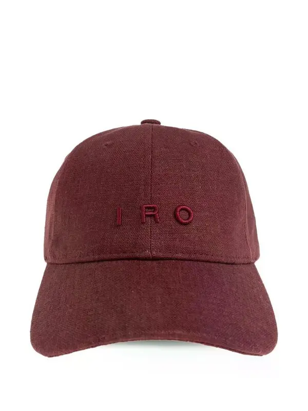 IRO PARIS Embroidered Cap - Red