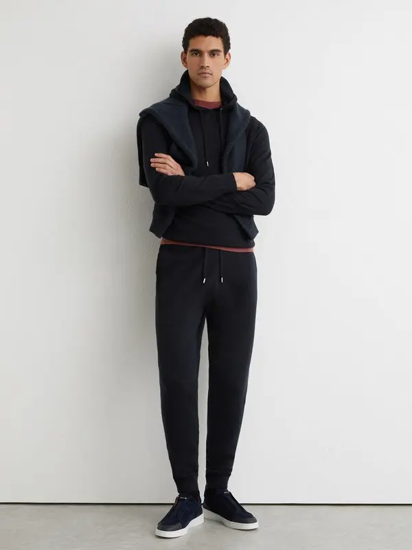 REISS Billings Merino Wool-blend Cuffed Joggers