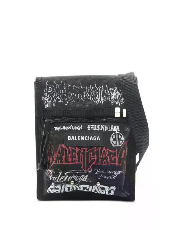 Balenciaga Small Explorer Messenger Bag - Black