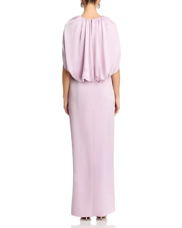 Amsale Cape Gown
