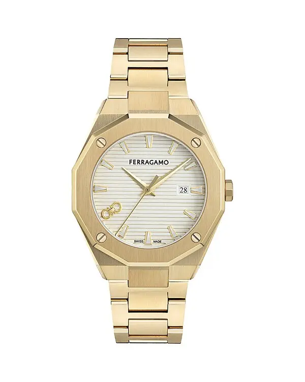 FERRAGAMO Edge 40mm Watch - Gold