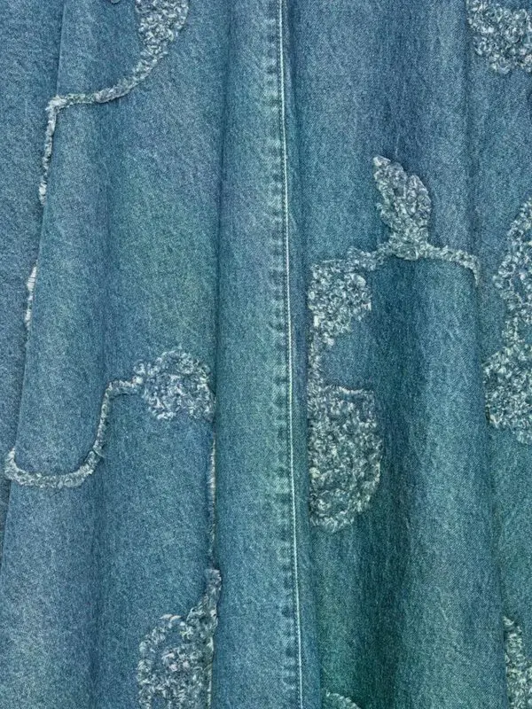 ROTATE BY BIRGER CHRISTENSEN Flower Midi Skirt - Blue