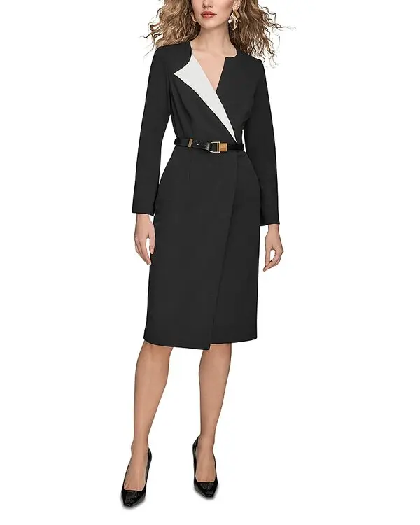 Donna Karan New York Belted Blazer Dress