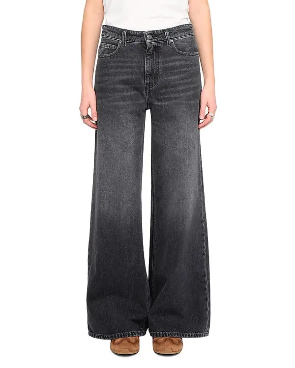 Zadig&Voltaire Eli High-rise Wide-leg Jeans - Medium Grey