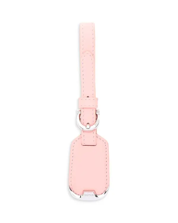 ROYCE NEW YORK Legendary Leather Bag Tag - Carnation