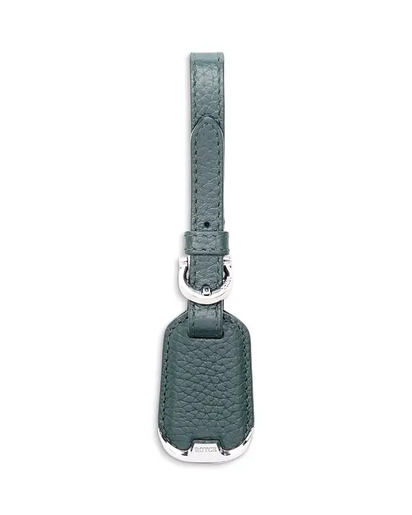 ROYCE NEW YORK Legendary Leather Bag Tag - Dark Green
