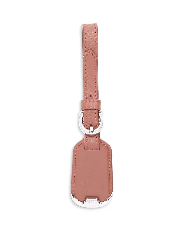 ROYCE NEW YORK Legendary Leather Bag Tag - Tan