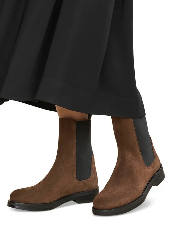 Jenni Kayne Suede Alden Chelsea Boots - Brown