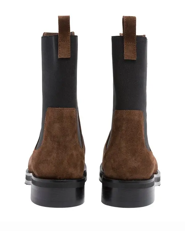 Jenni Kayne Suede Alden Chelsea Boots - Brown