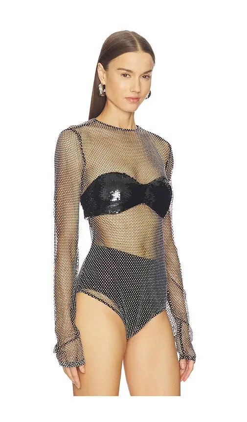 AFEW RAHUL MISHRA Mesh Leotard