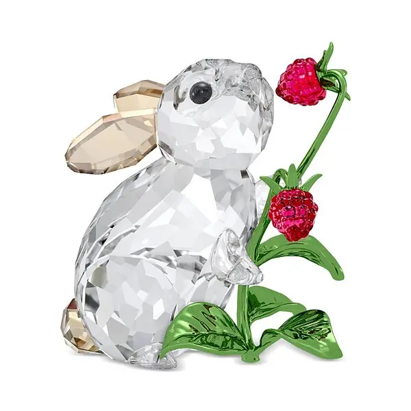 SWAROVSKI Idyllia Rabbit And Raspberries Decoration - Red