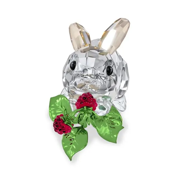 SWAROVSKI Idyllia Rabbit And Raspberries Decoration - Red