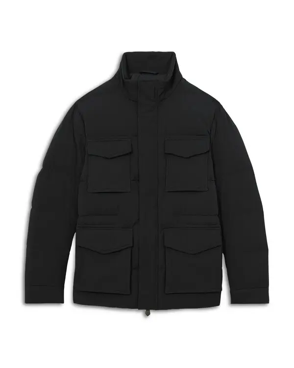 REISS Mercury Long Sleeve Quilted Puffer Jacket