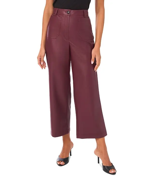 Vince Camuto Cropped Front Pocket Pants - Boysenberry
