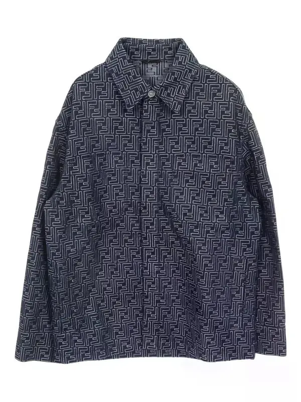 Fendi Jacquard Denim Jacket