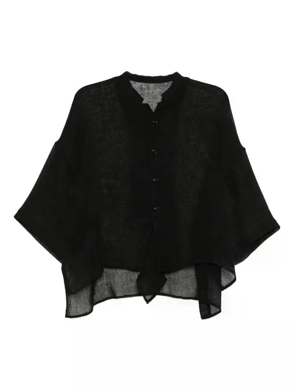 Y’s Mesh Collared Blouse
