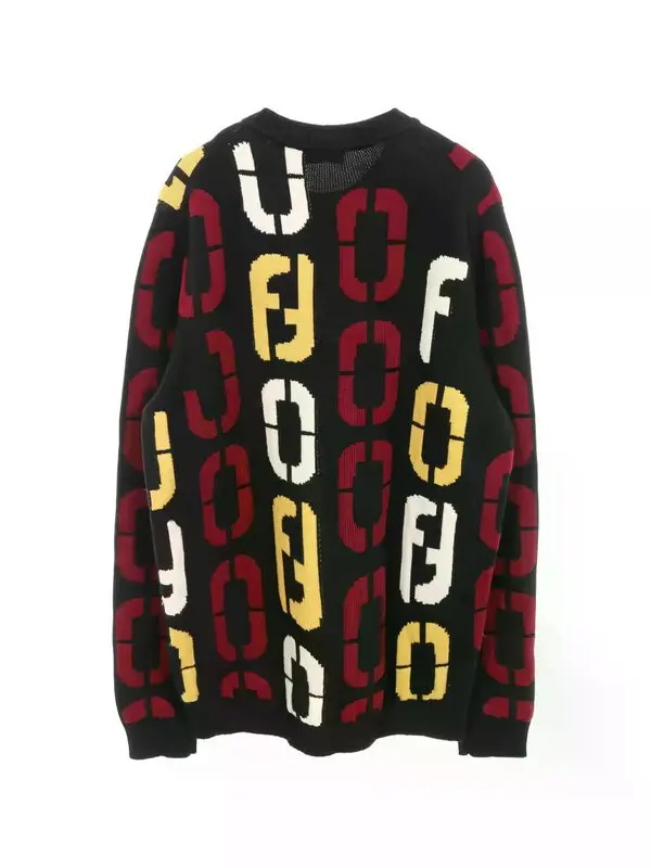 Fendi Logo Crew-neck Sweater