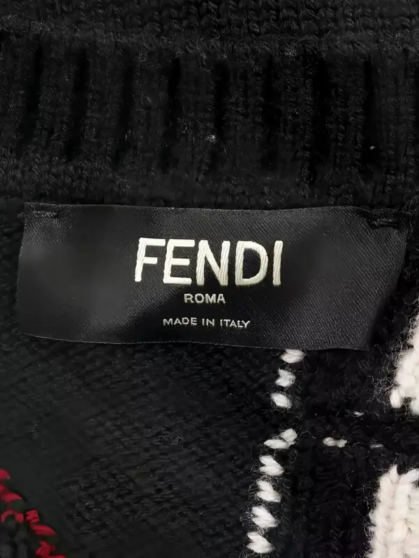Fendi Logo Crew-neck Sweater