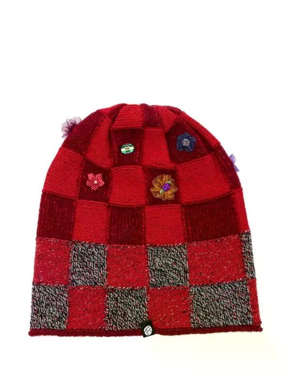 YANYAN Checked Beanie