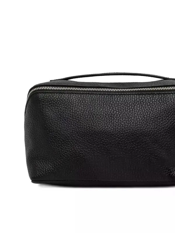 COCCINELLE Grained Leather Makeup Bag