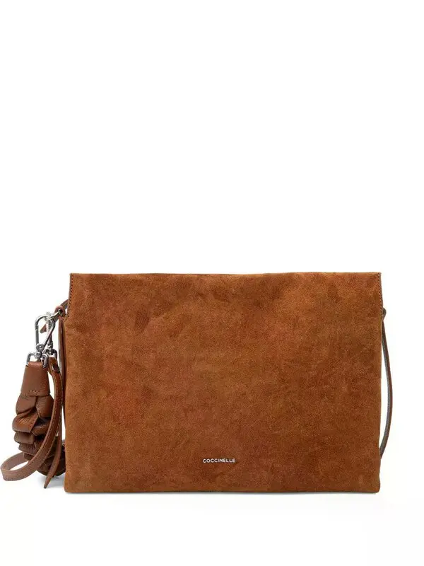 COCCINELLE Boheme Medium Suede Tote - Brown