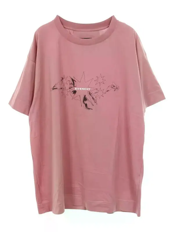 Givenchy 10s Graphic-print T-shirt - Pink