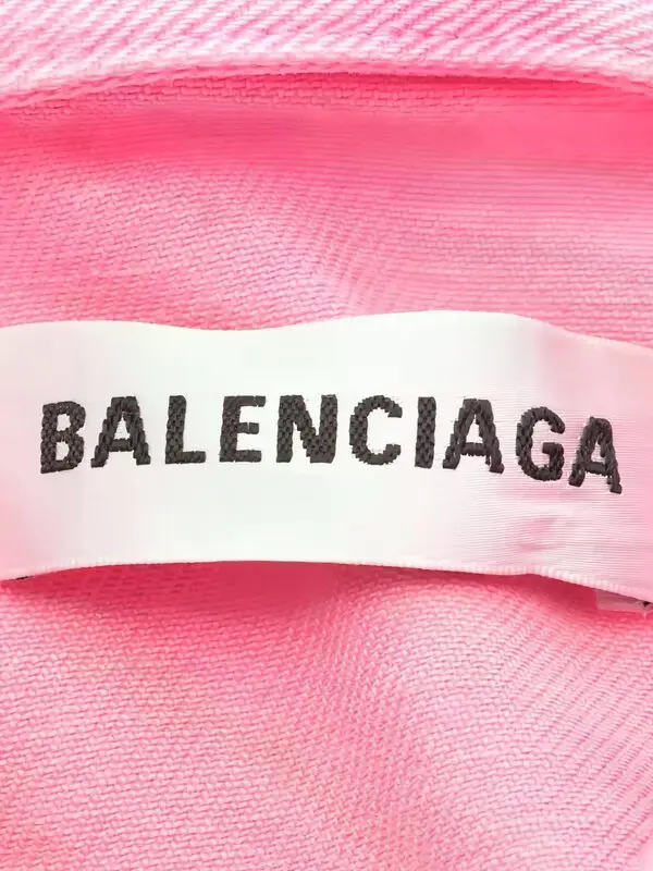 Balenciaga 2010s Logo Denim Jacket