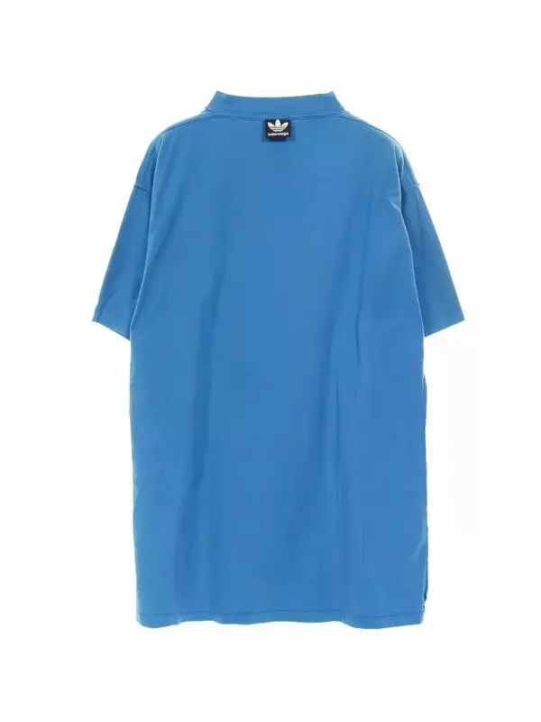 Balenciaga 2020s Logo-embroidery T-shirt
