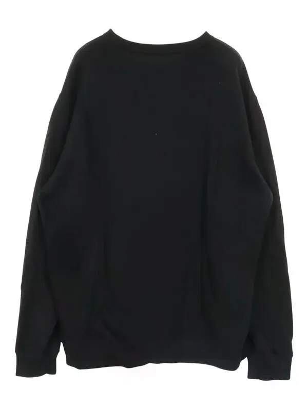 Givenchy 2010s Logo-print Crew-neck Sweatshirt - Black