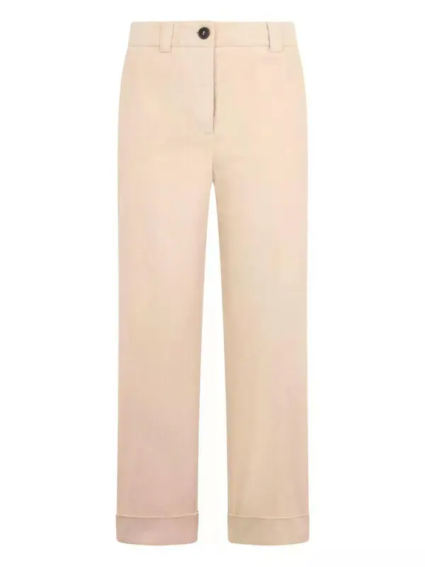 Peserico Cropped Straight Trousers