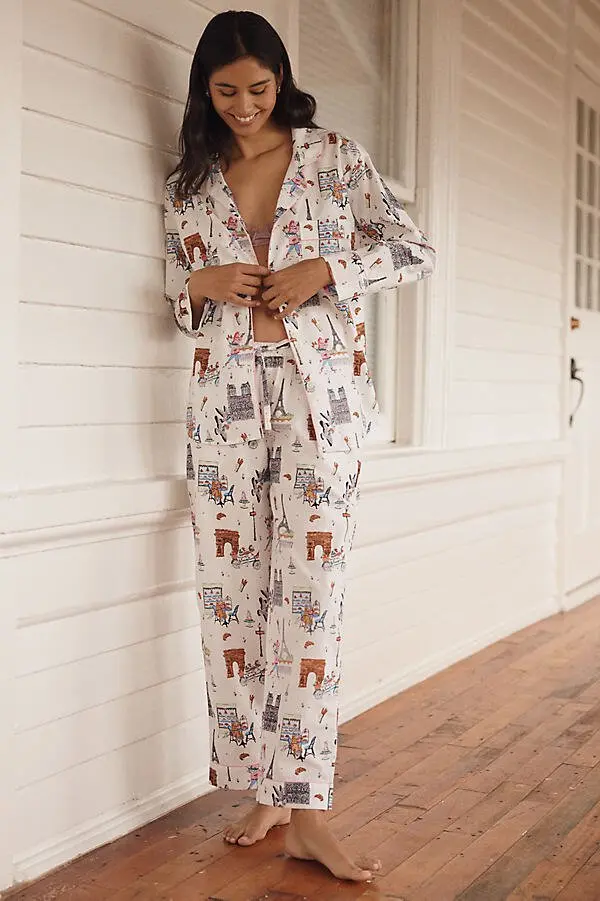 PRINTFRESH Pajama Set - Paris Getaway