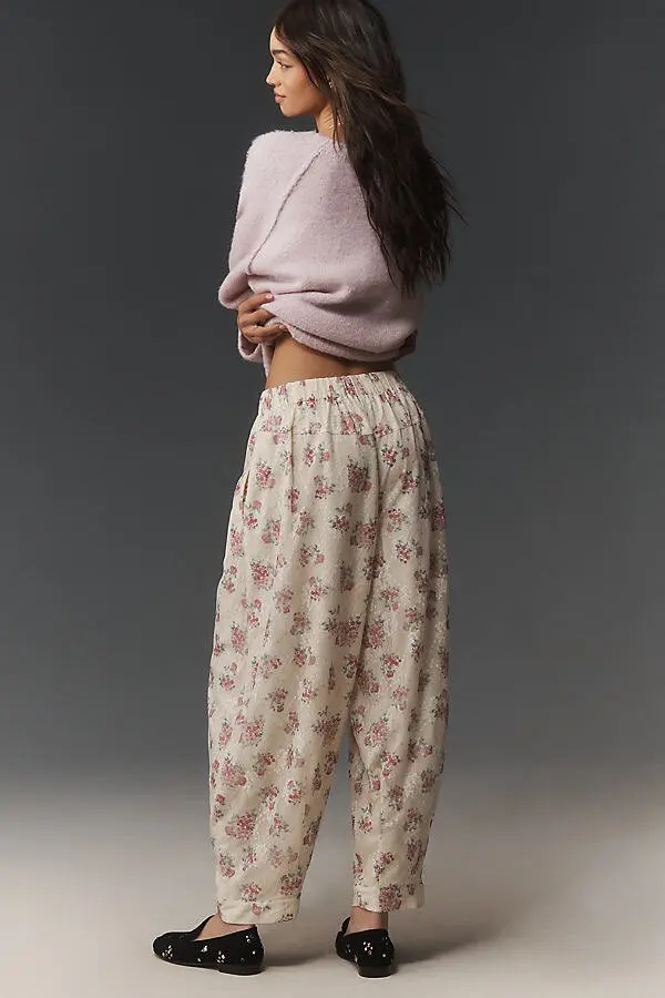 Maeve Floral Lace Balloon Pants