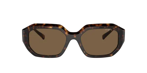 VOGUE EYEWEAR Grey Tortoise Cat Eye Sunglasses - Dark Brown