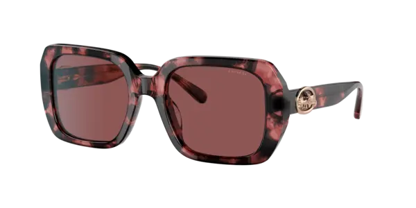COACH Hc8329u C6188 Sunglasses - Burgundy Solid