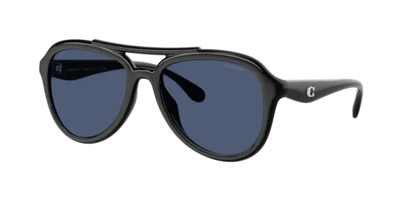 COACH Aviator Sunglasses - Blue Solid