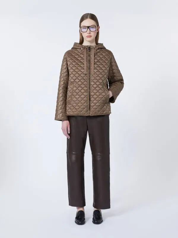Max Mara Quilted Water-repellent Canvas Padded Jacket